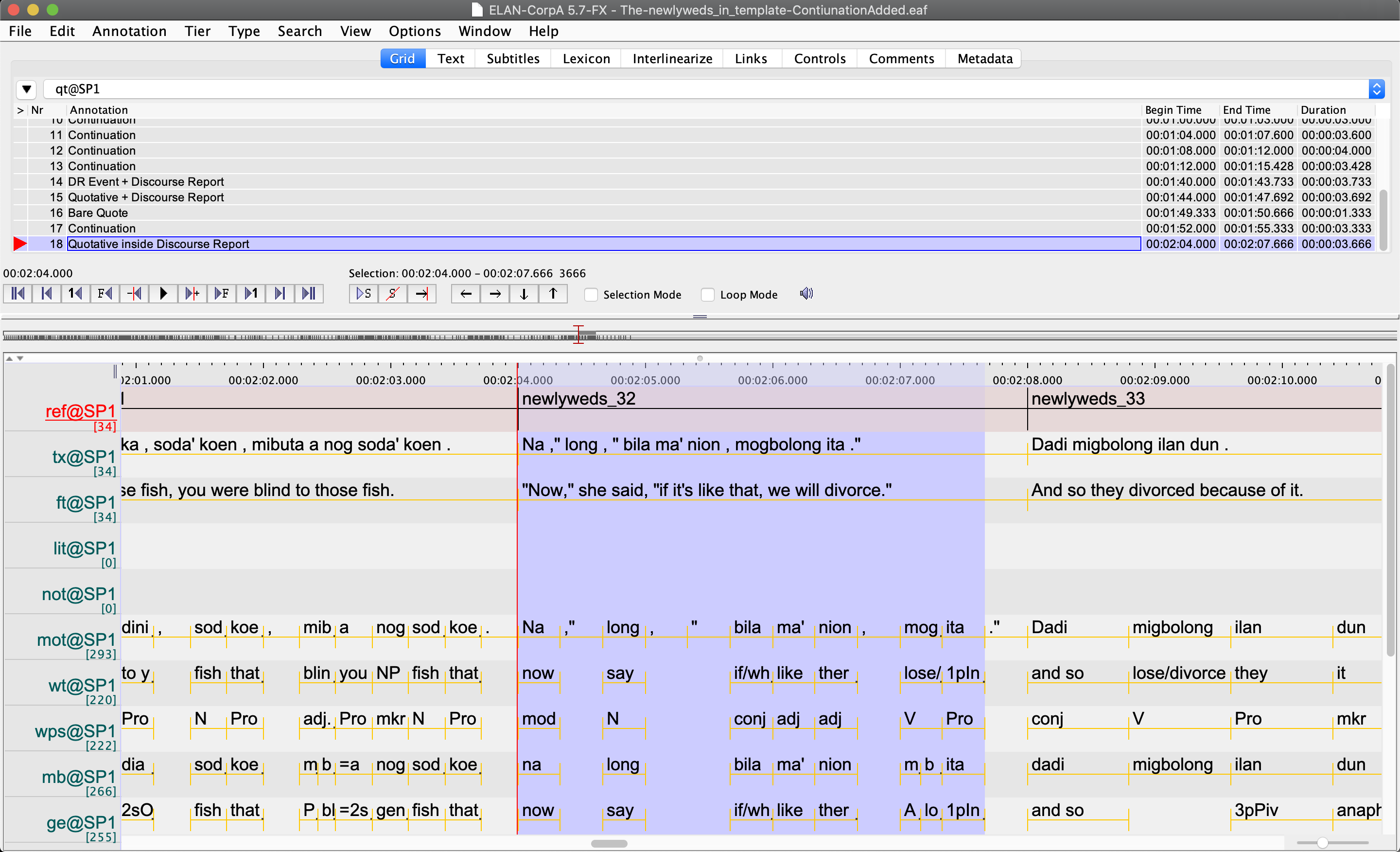 Reported Speech in Western Subanon | Becky's Curriculum Vitae